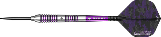 Mission Joe Croft Darts - Steel Tip - 95% Tungsten - Silver & Purple E ...