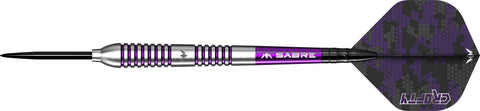 Mission Joe Croft Darts - Steel Tip - 95% Tungsten - Silver & Purple E ...