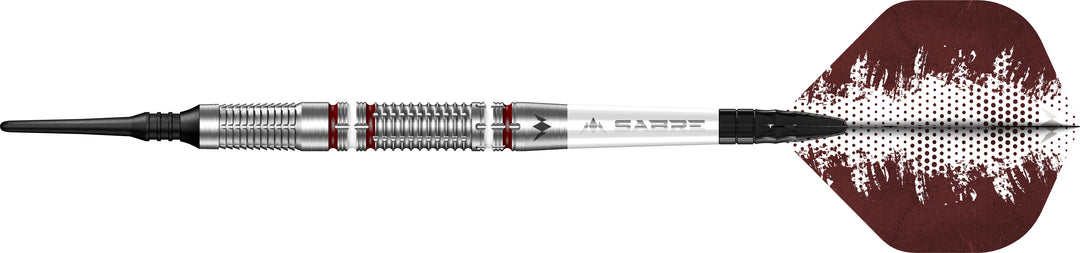 Mission Madars Razma Darts - Soft Tip - 95% Tungsten - Carmine Red & W ...