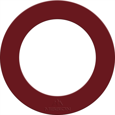 Mission Dartboard Surround - Heavy Duty - Logo - Red – Mission Darts