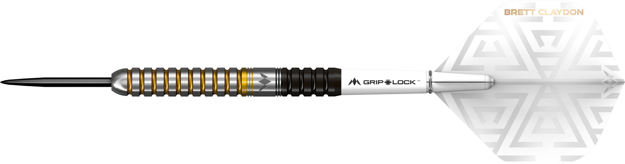 Brett Claydon Darts - Steel Tip - Black & Gold – Mission Darts