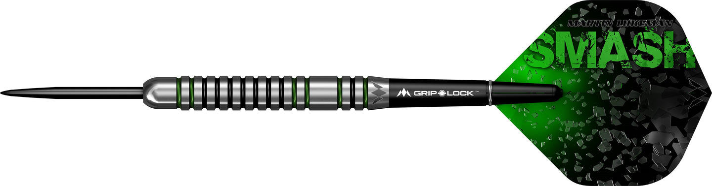 Martin Lukeman Darts - Steel Tip - Black & Green – Mission Darts