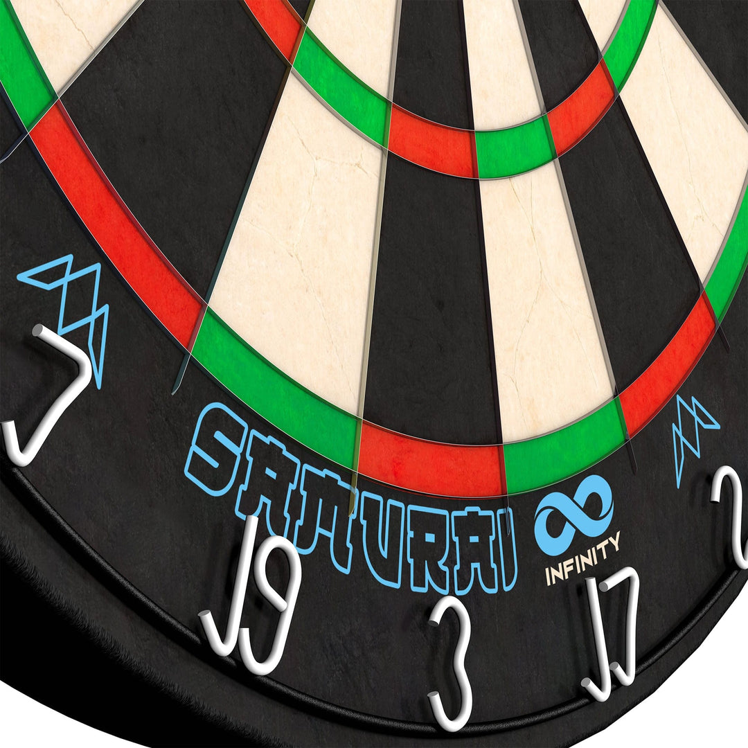 Mission Samurai Infinity Dartboard - Professional Board - Black Ring ...