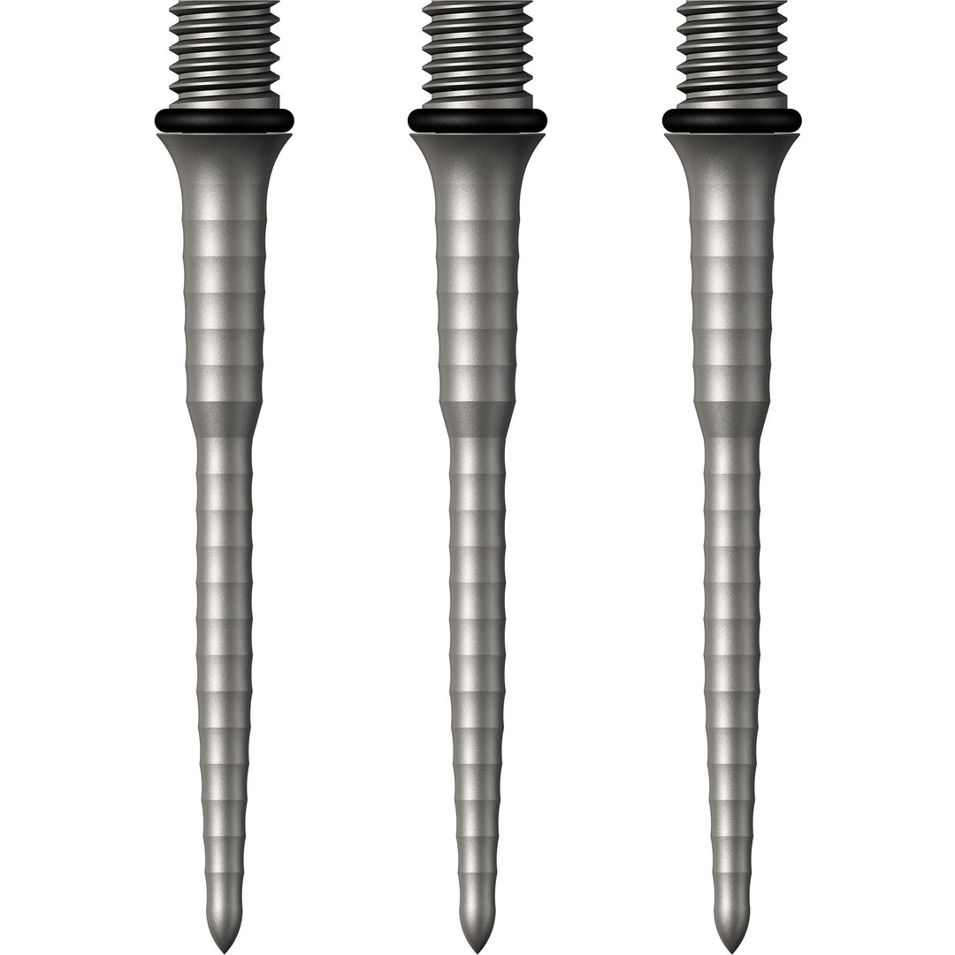 Mission Titan Ripple - Titanium Conversion Points - Silver – Mission Darts