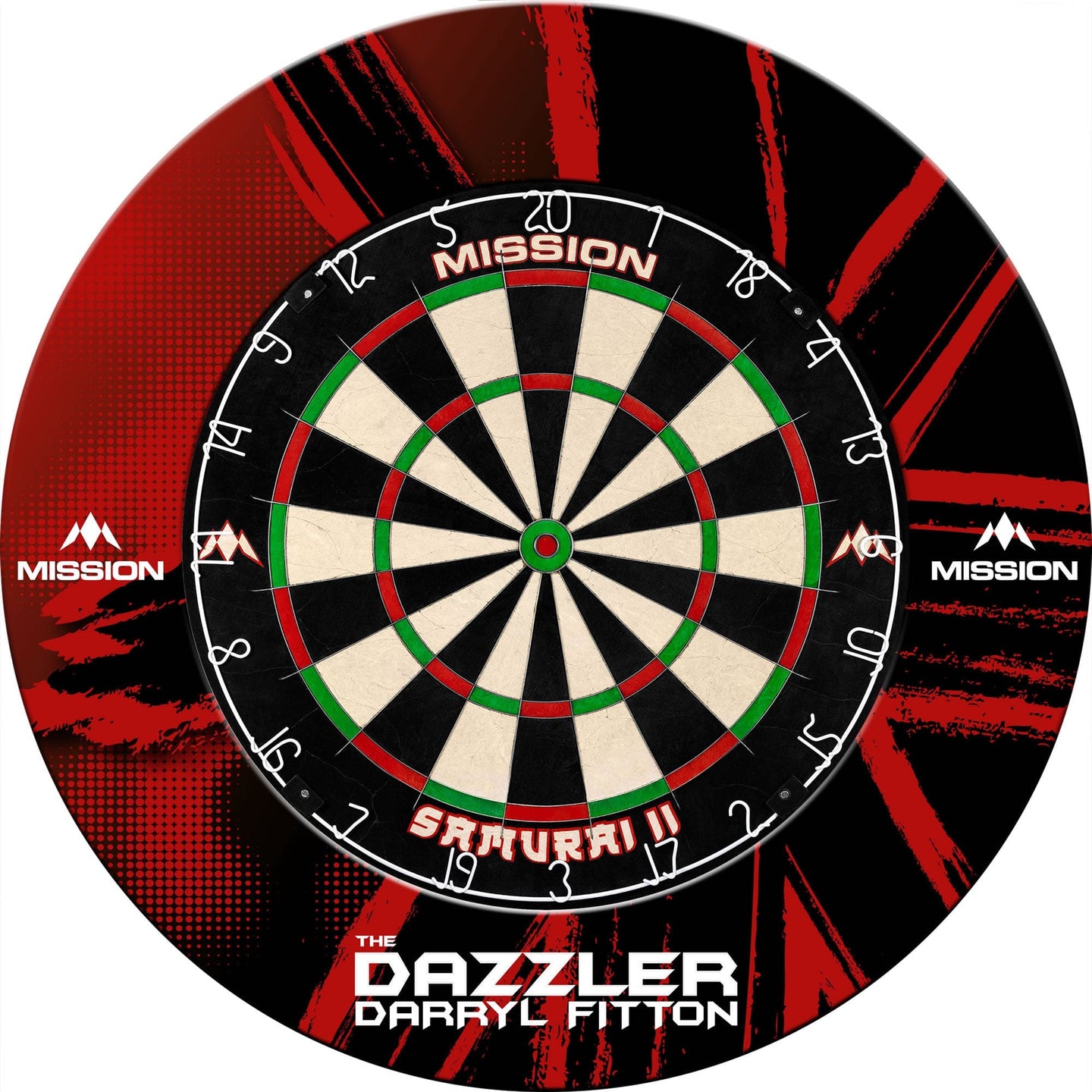 Mission Player Dartboard Surround - Darryl Fitton – Mission Darts