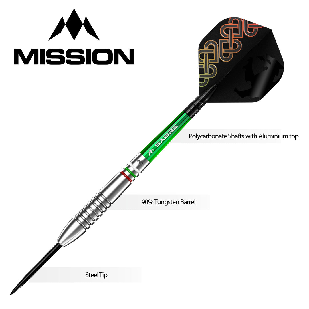Mission Rhian O'Sullivan Darts - Steel Tip - Ringed – Mission Darts