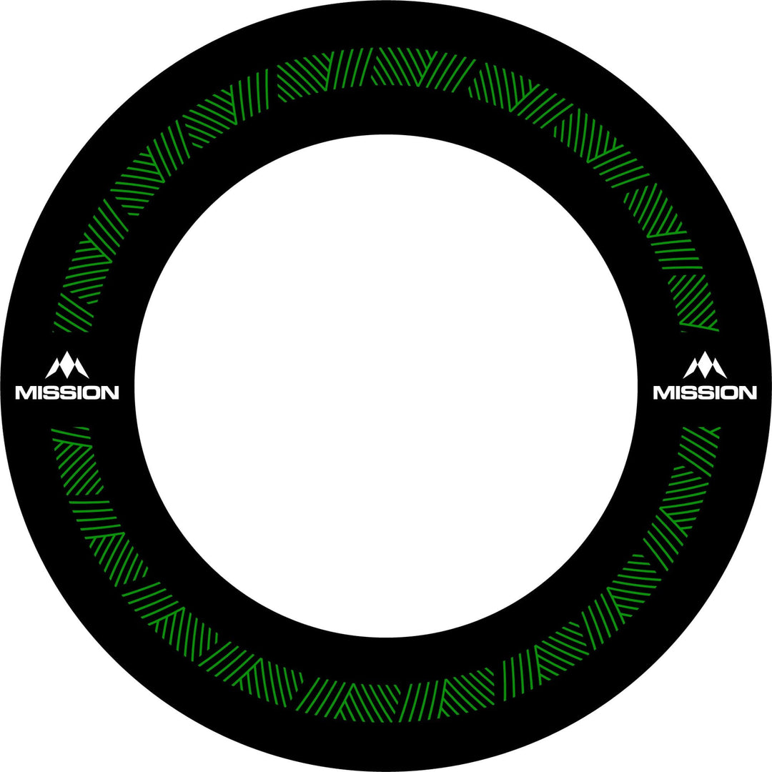 Mission Dartboard Surround - Heavy Duty - Design Collection - Green Re ...