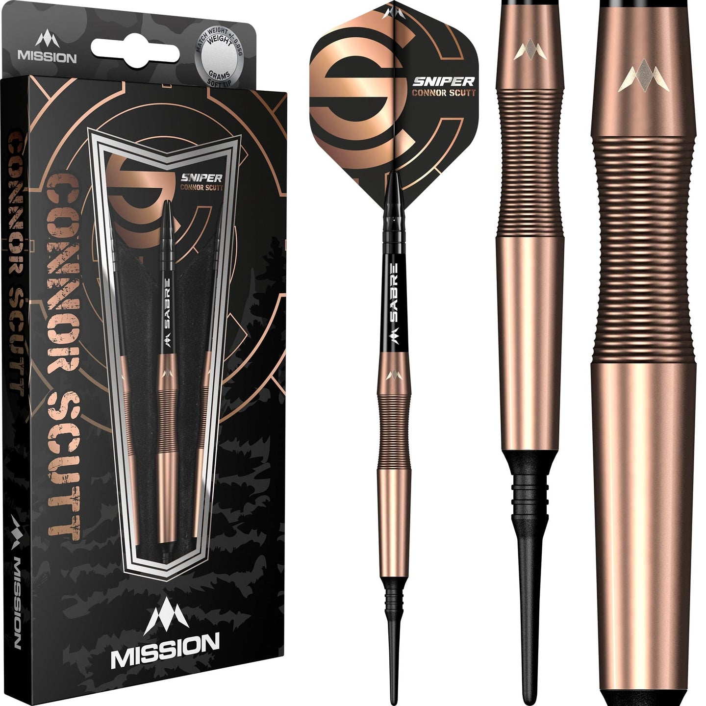Mission Connor Scutt V2 - Soft Tip - 90% - Bronze PVD - Sniper ...