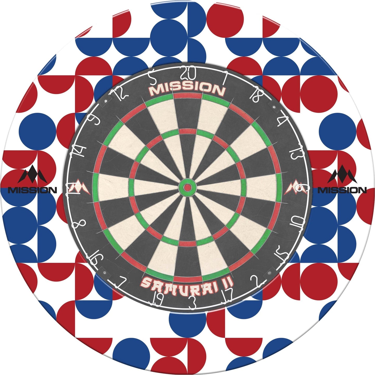 Mission Dartboard Surround - Nederland Design - White - Art Deco ...