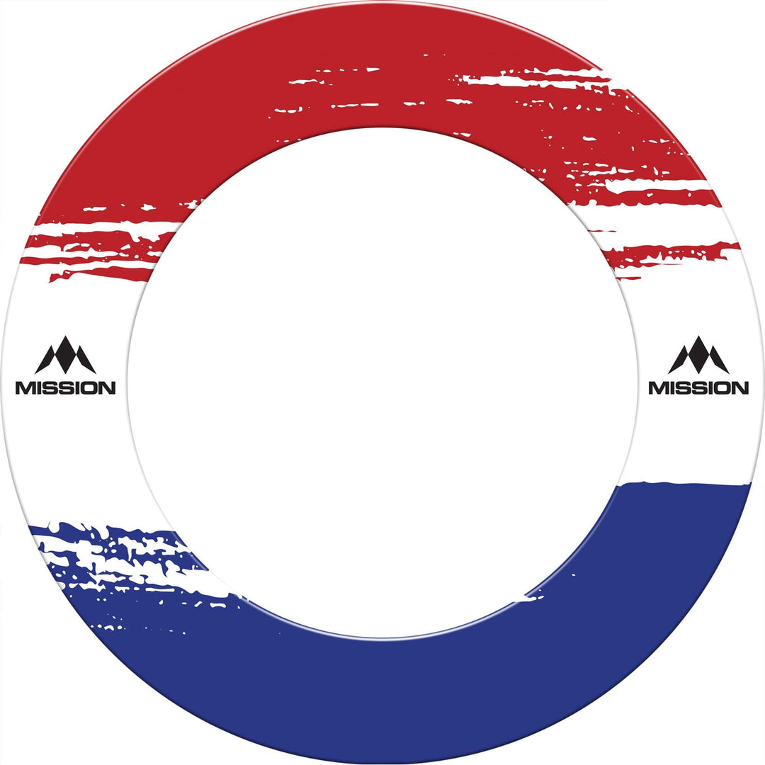 Mission Dartboard Surround - Nederland Design - White - Brush Stroke ...