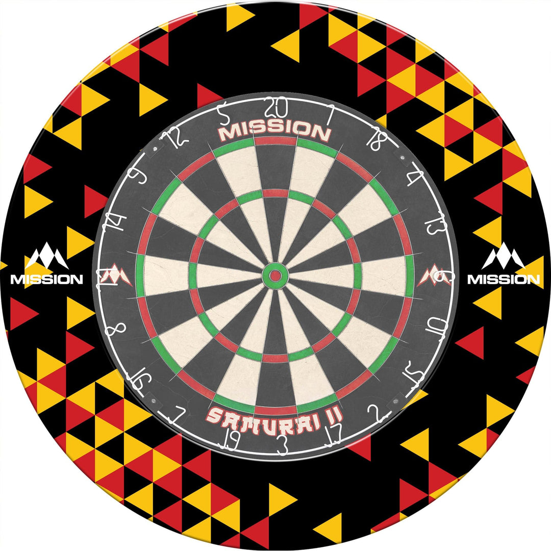 Mission Dartboard Surround - Deutschland Design - Black - Art Deco ...