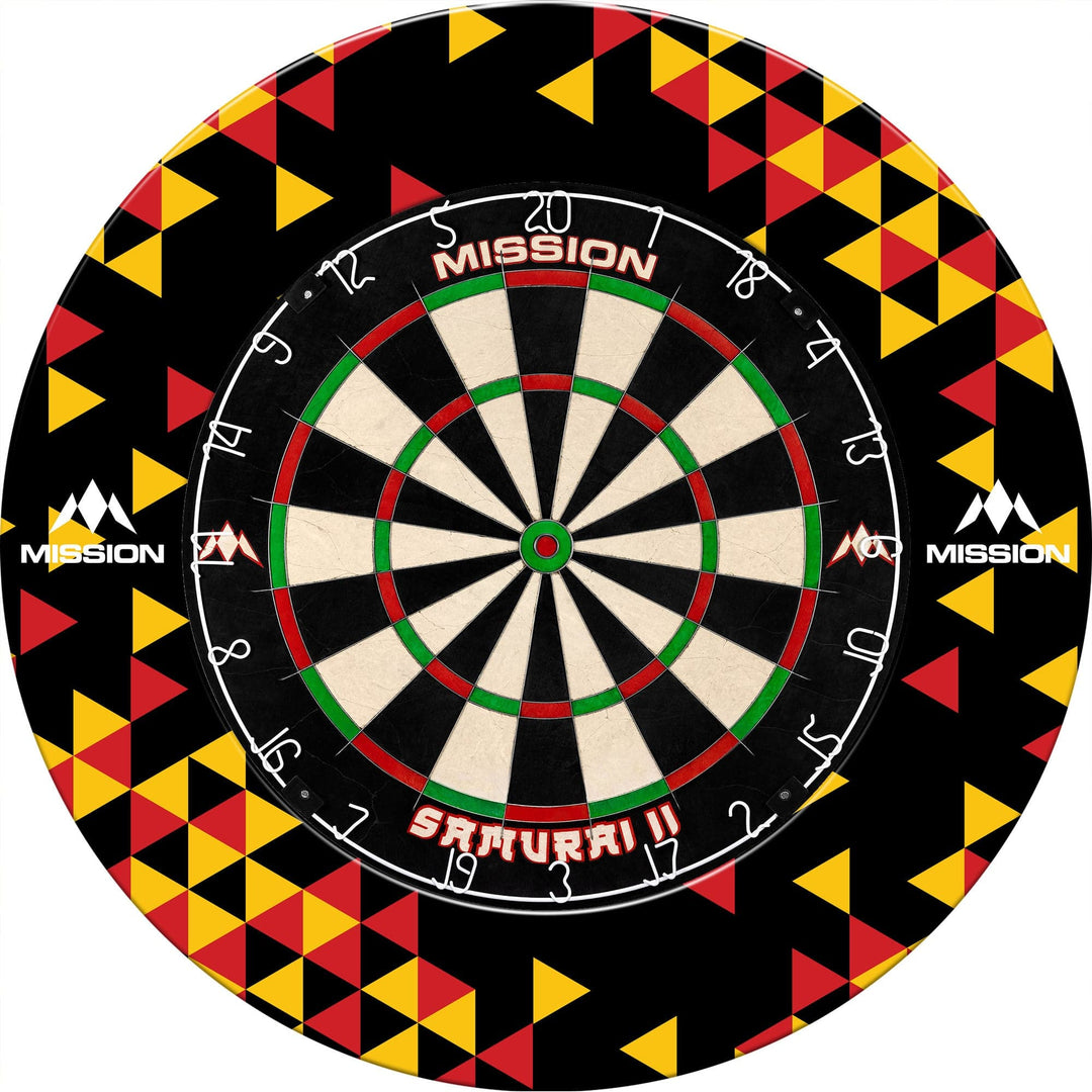 Mission Dartboard Surround - Deutschland Design - Black - Art Deco ...