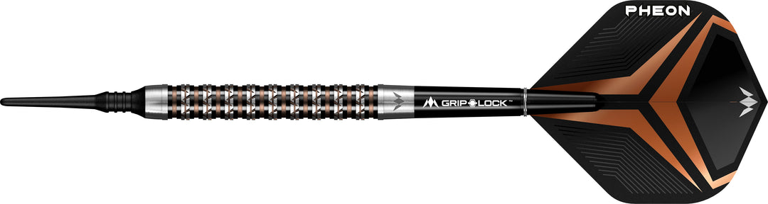 Mission Pheon Darts - Soft Tip - Electro - Black & Bronze – Mission Darts
